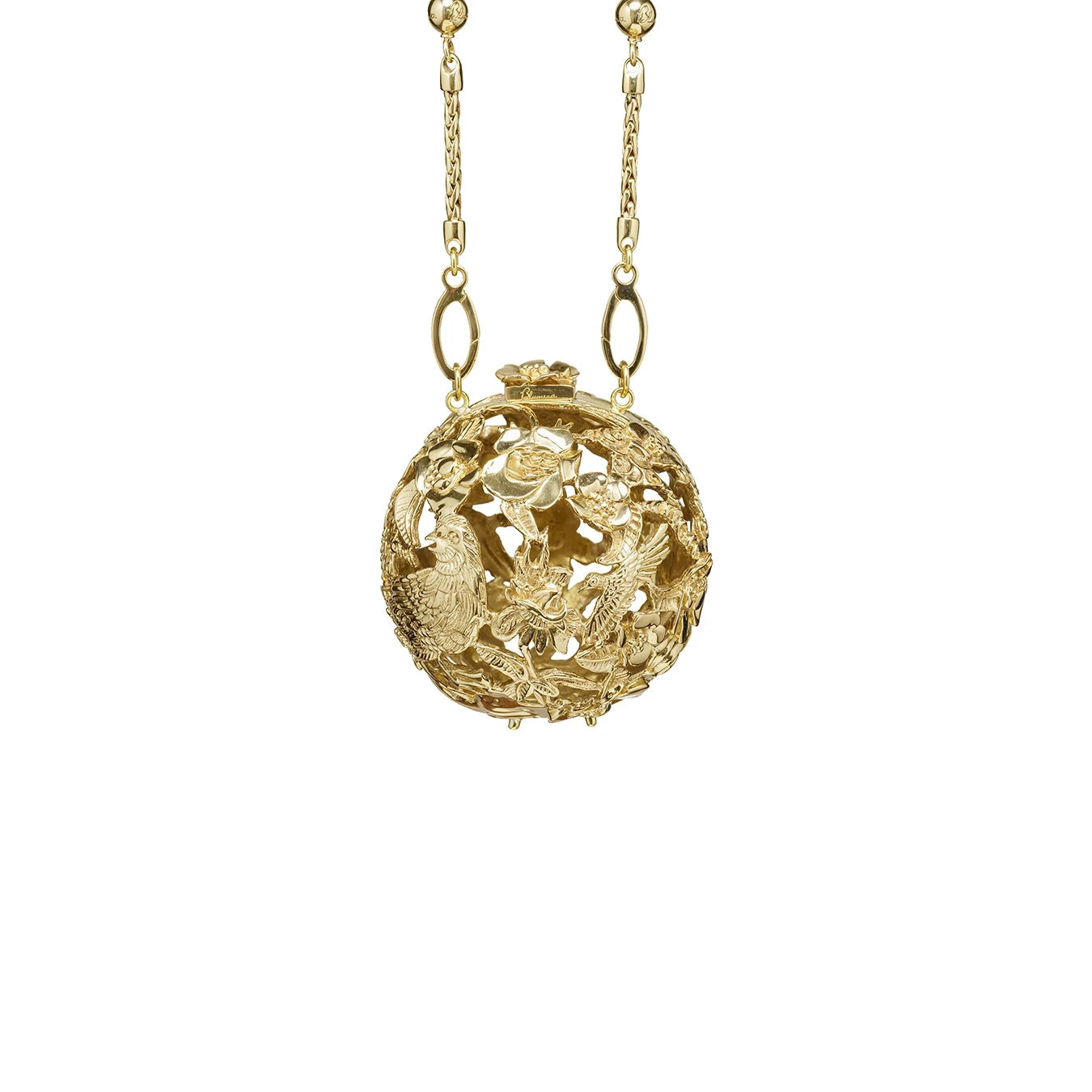 Hummingbird and Quail Mini Orb